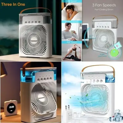 Buy Ntmy Portable Air Conditioner Fan Mini Evaporative Air Cooler with ...
