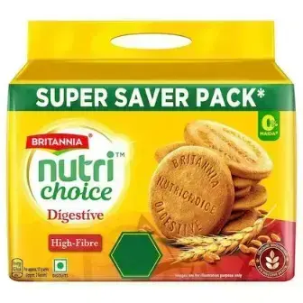 Buy Britannia Nutri Choice Hi-Fibre Digestive Biscuits....