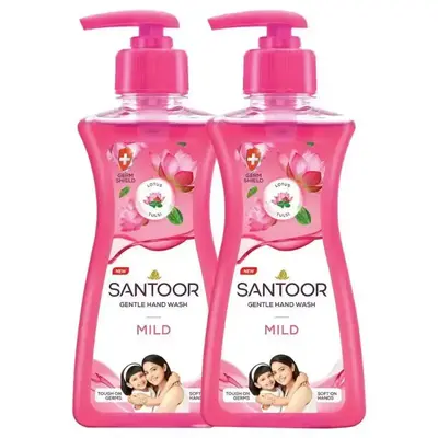 Buy Santoor Mild Lotus & Tulsi Hand Wash 200 ml.....