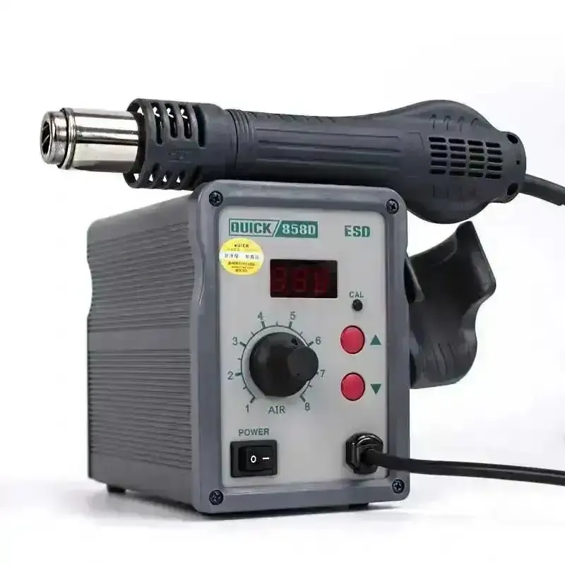Quick 858D SMD Hot Air Gun Rework Desoldering Station for Mo