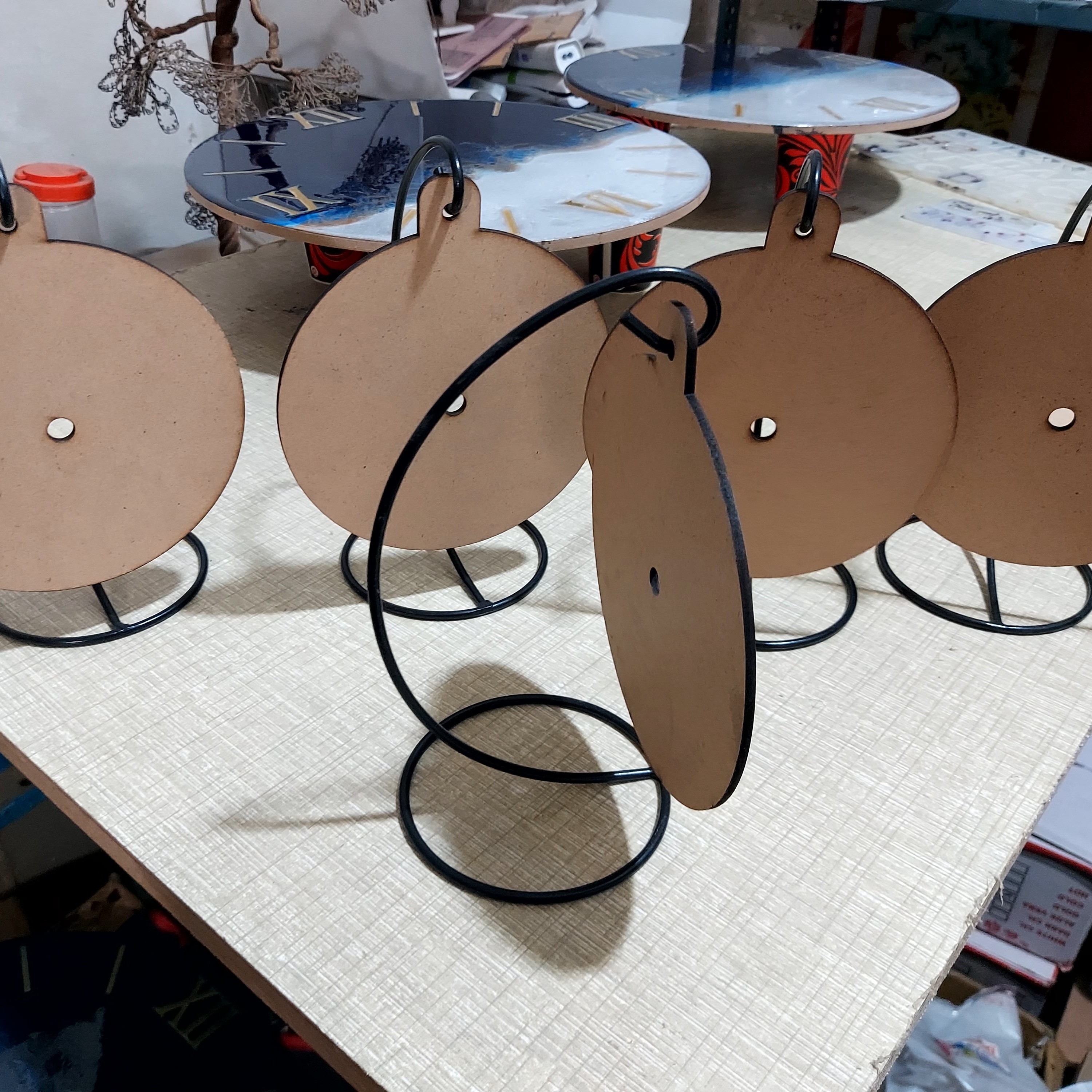 Mdf Table Clock