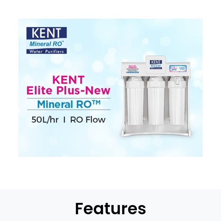 Buy Kent Elite Plus 50 Lph Commercial Ro+UV+UF+TDS MINIRAL GUARD ...