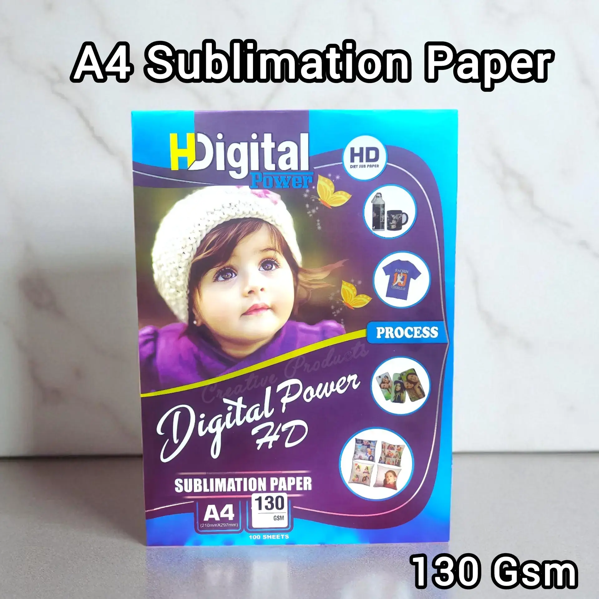 A4 SUBLIMATION PAPER 130 GSM | best price |Creative Products