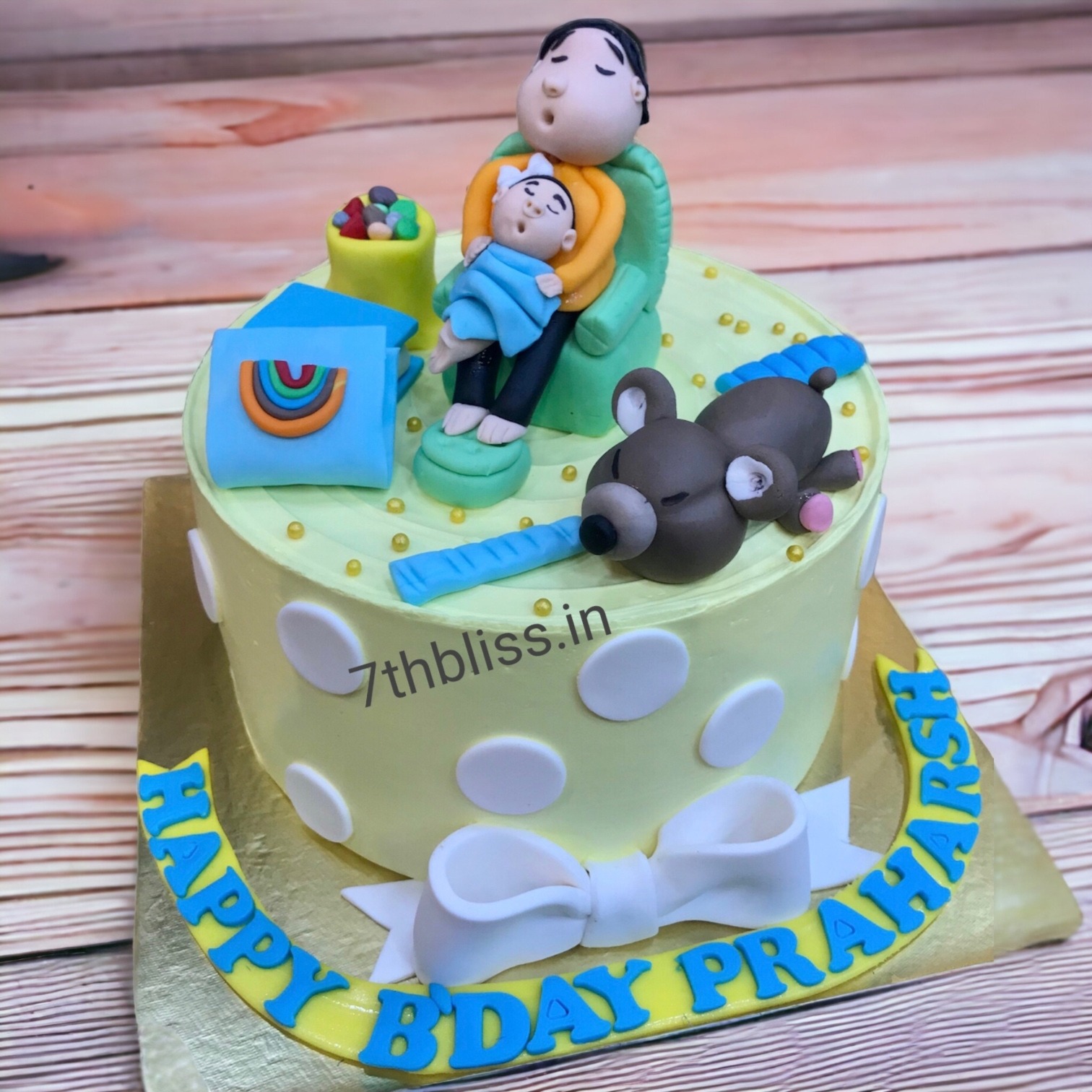 Father Birthday Cake Dad Selfie Cake For Father's Day Custom Photo