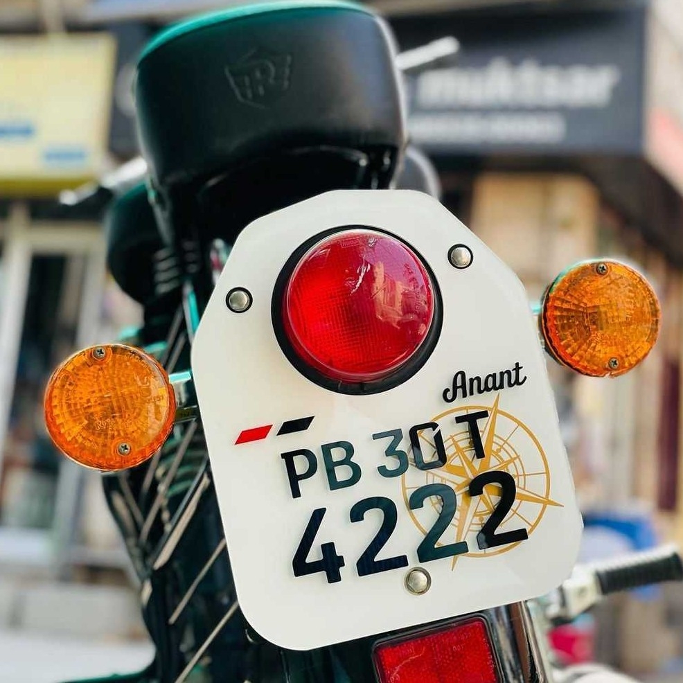 Punjabi Bullet Number Plates
