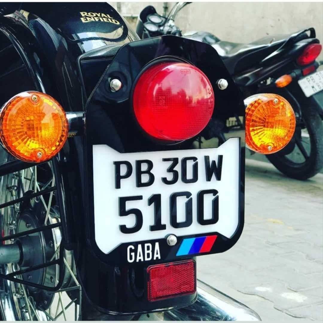 Punjabi Bullet Number Plates