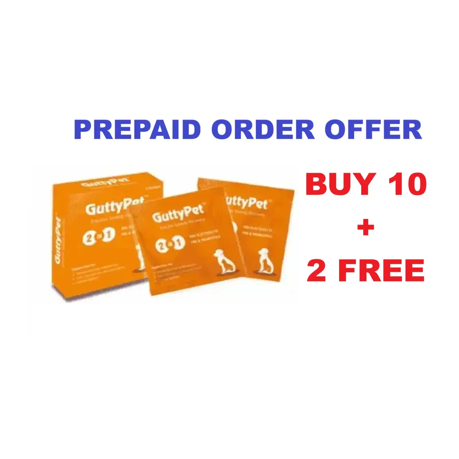 Buy Gutty Pet Electrolyte Pre and Probiotics Special 10 Pack