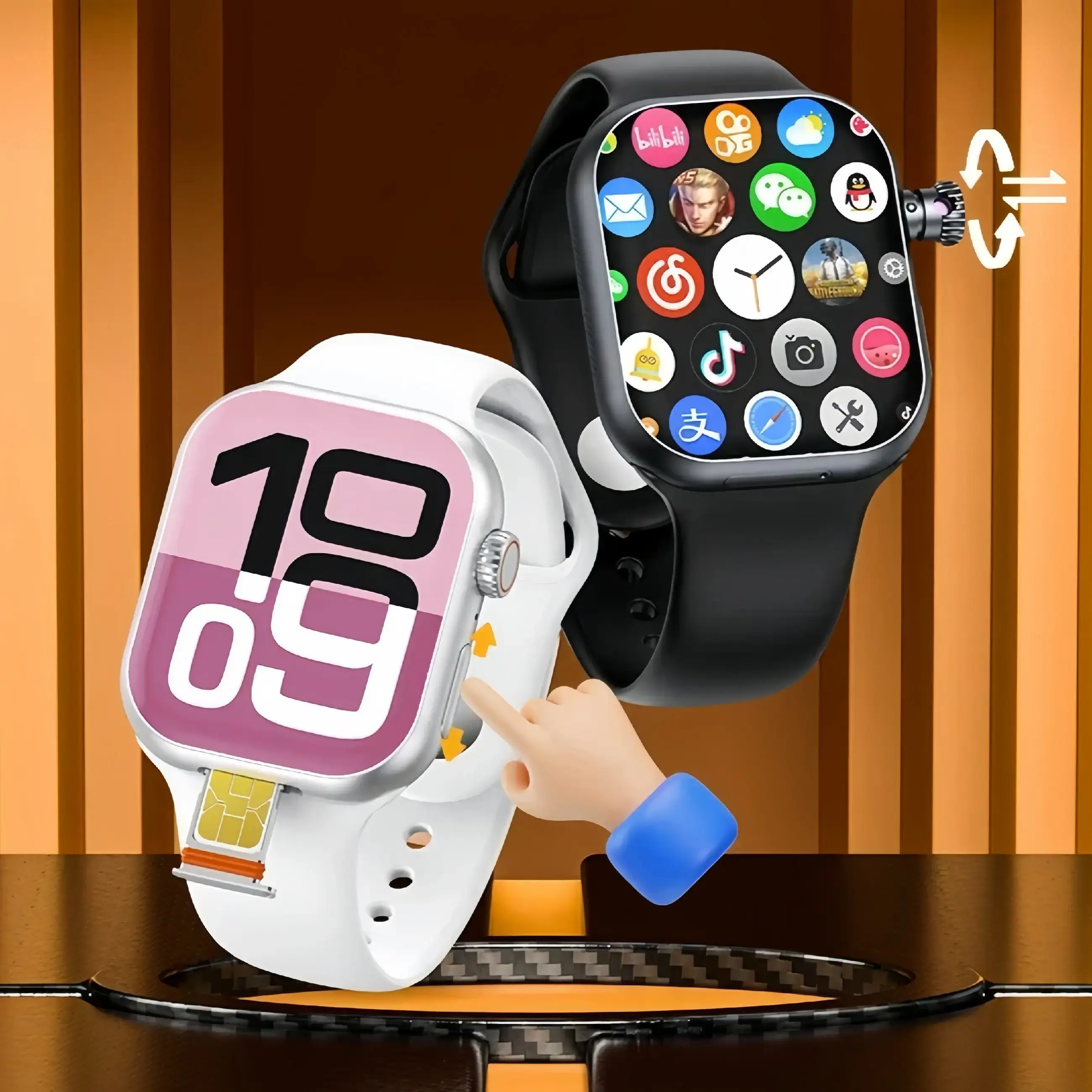 Buy S20/CD20 Smart watch 180° Camera | AMOLED Display 4G
