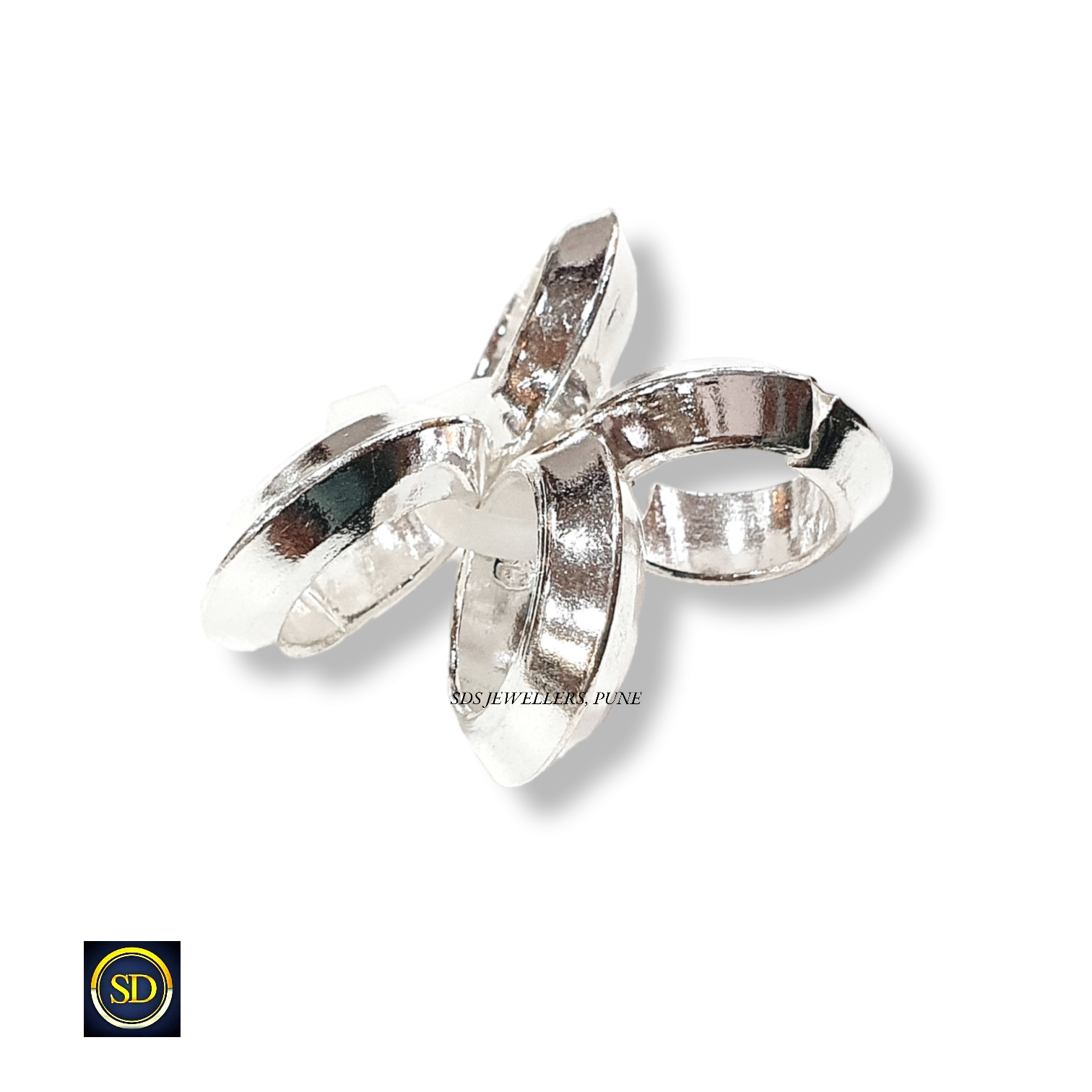 Buy Pure Silver Jodvi Sheer V Cut Shape TOE RINGS online at best price SDS JEWELLERS