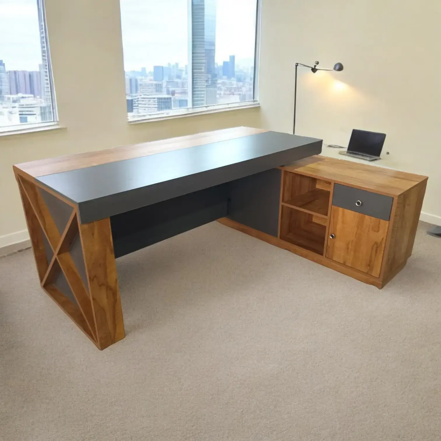 Buy L Shape Office Table New Design
