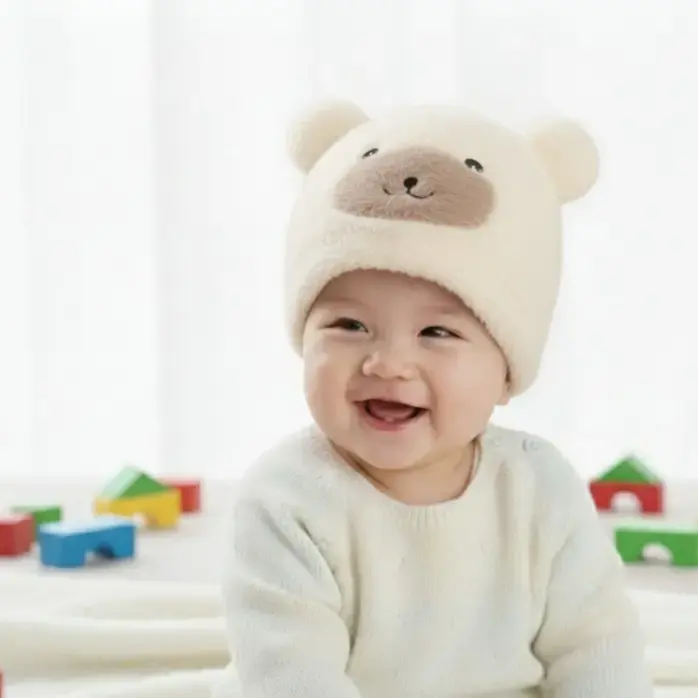 Buy Bear Baby Woolen Cap online at best price | VISHAL KIDS WORLD