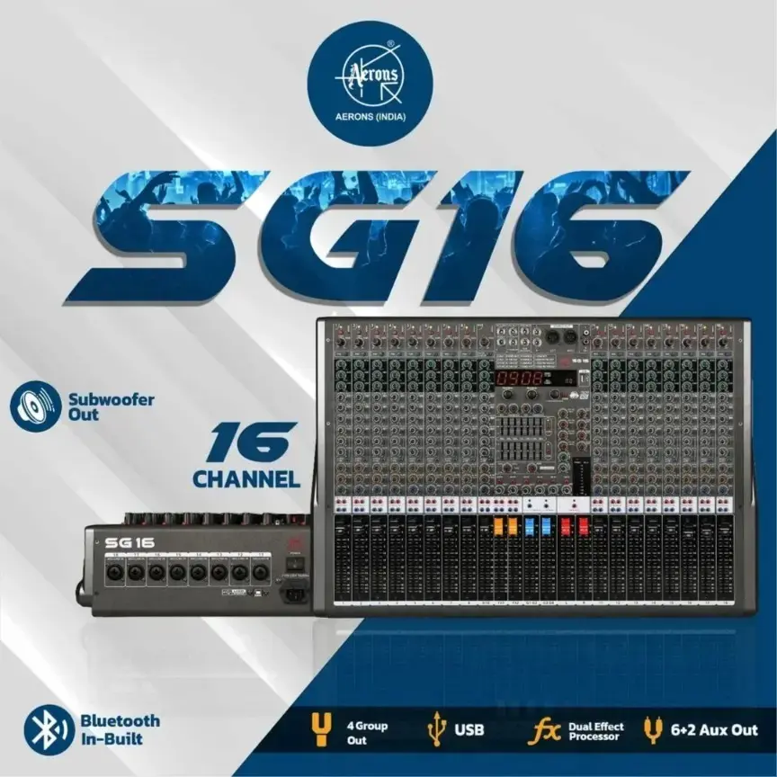 Aerons SG16 Audio Mixer for live shows