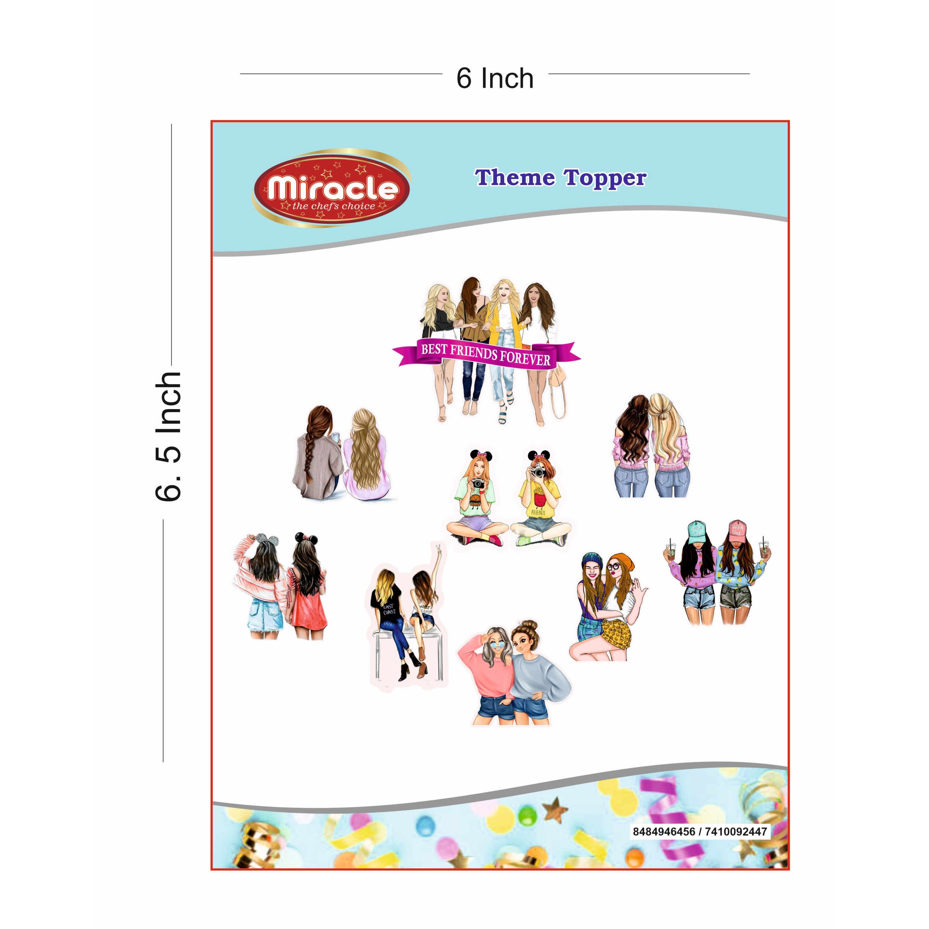 Order Miracle Paper Tag Best Friends Forever Theme Online From JAY ...