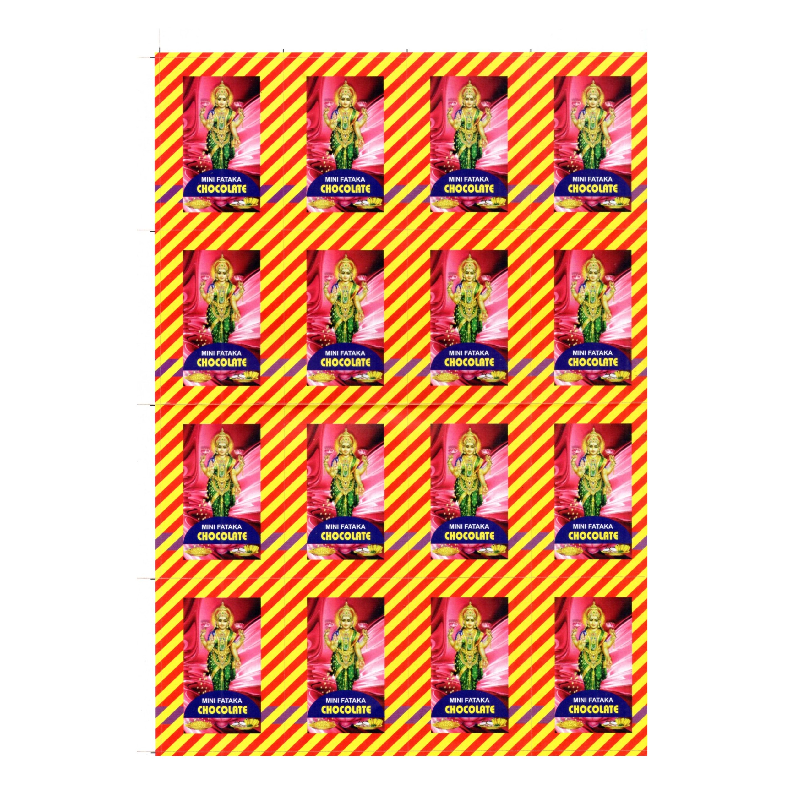 Buy Diwali Crackers Mini Fataka Chocolate Sticker Sheet online at best ...