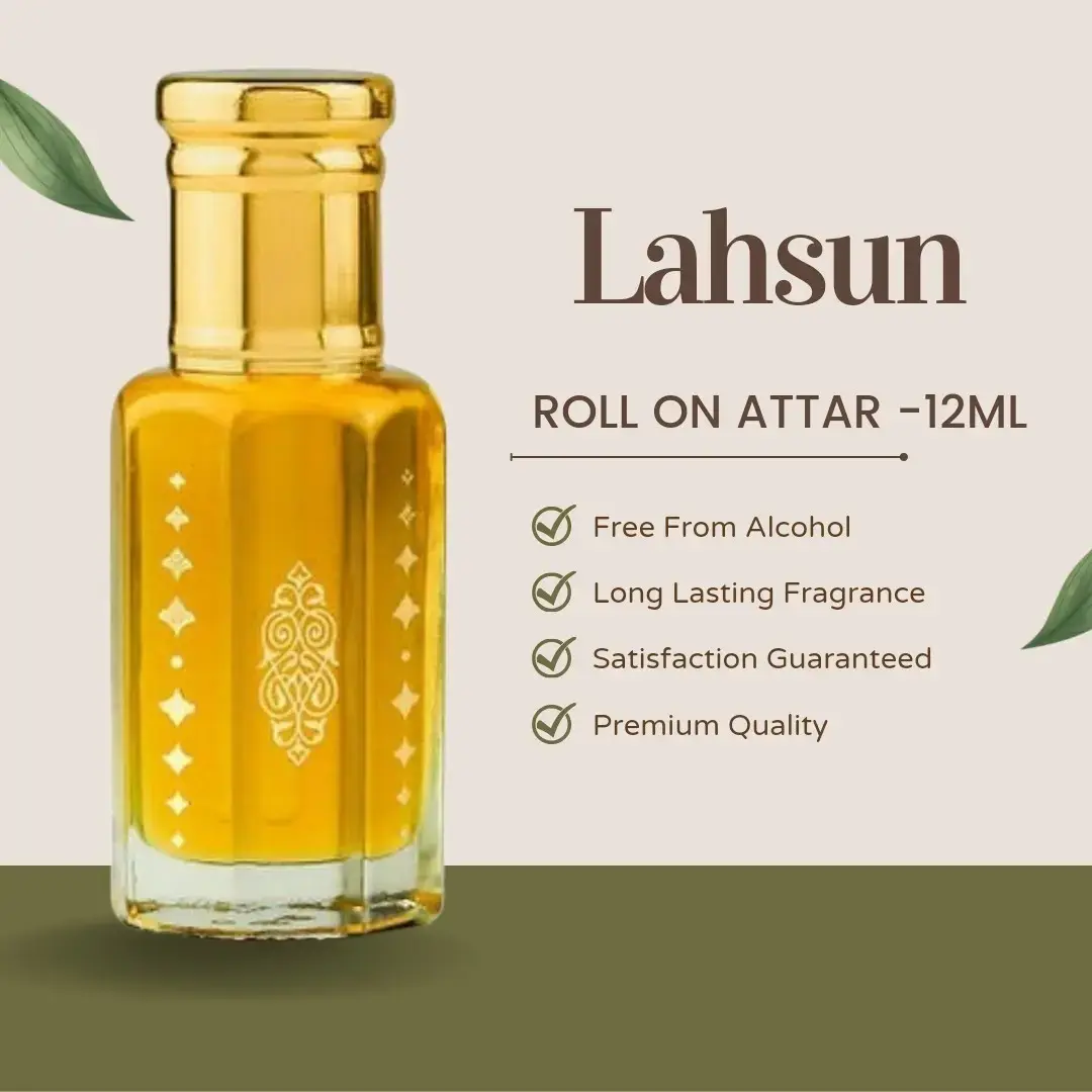 LAHSUN Roll On Attar -12ml | Garlic Attar