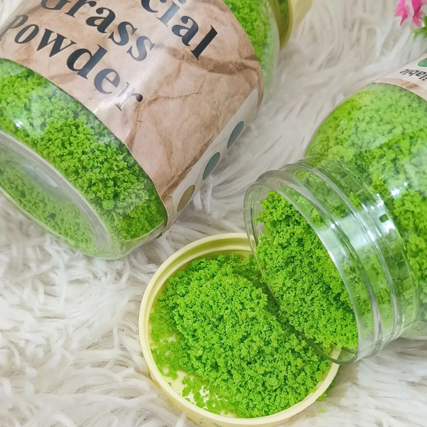 Buy Light Green Grass Powder online at best price | GD Art Store