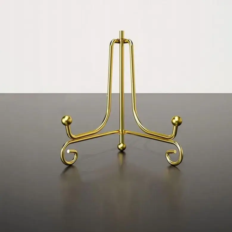 Buy Foldable Gold Metal Display Stand online at best price