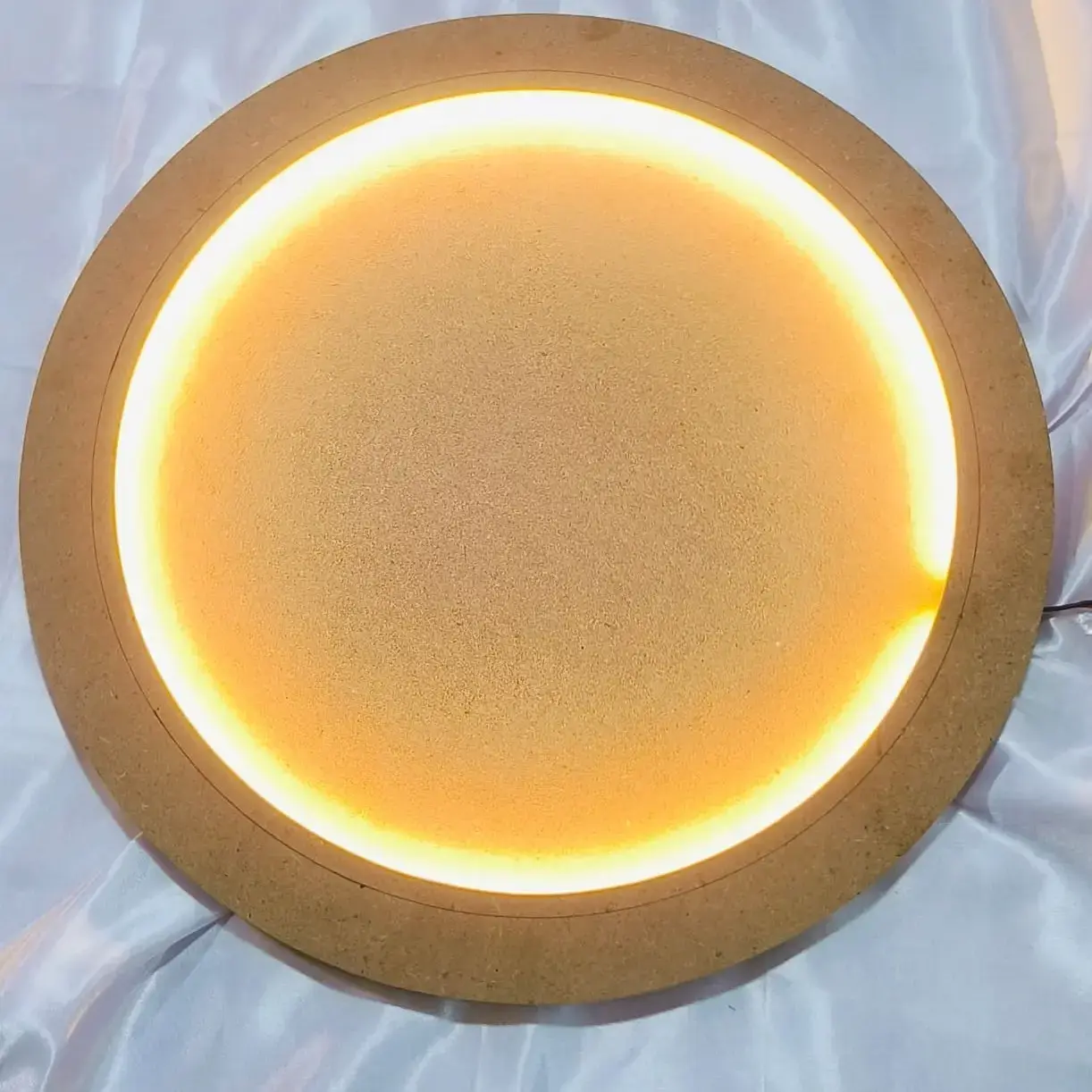 Moon MDF BASE WITH LED LIGHT