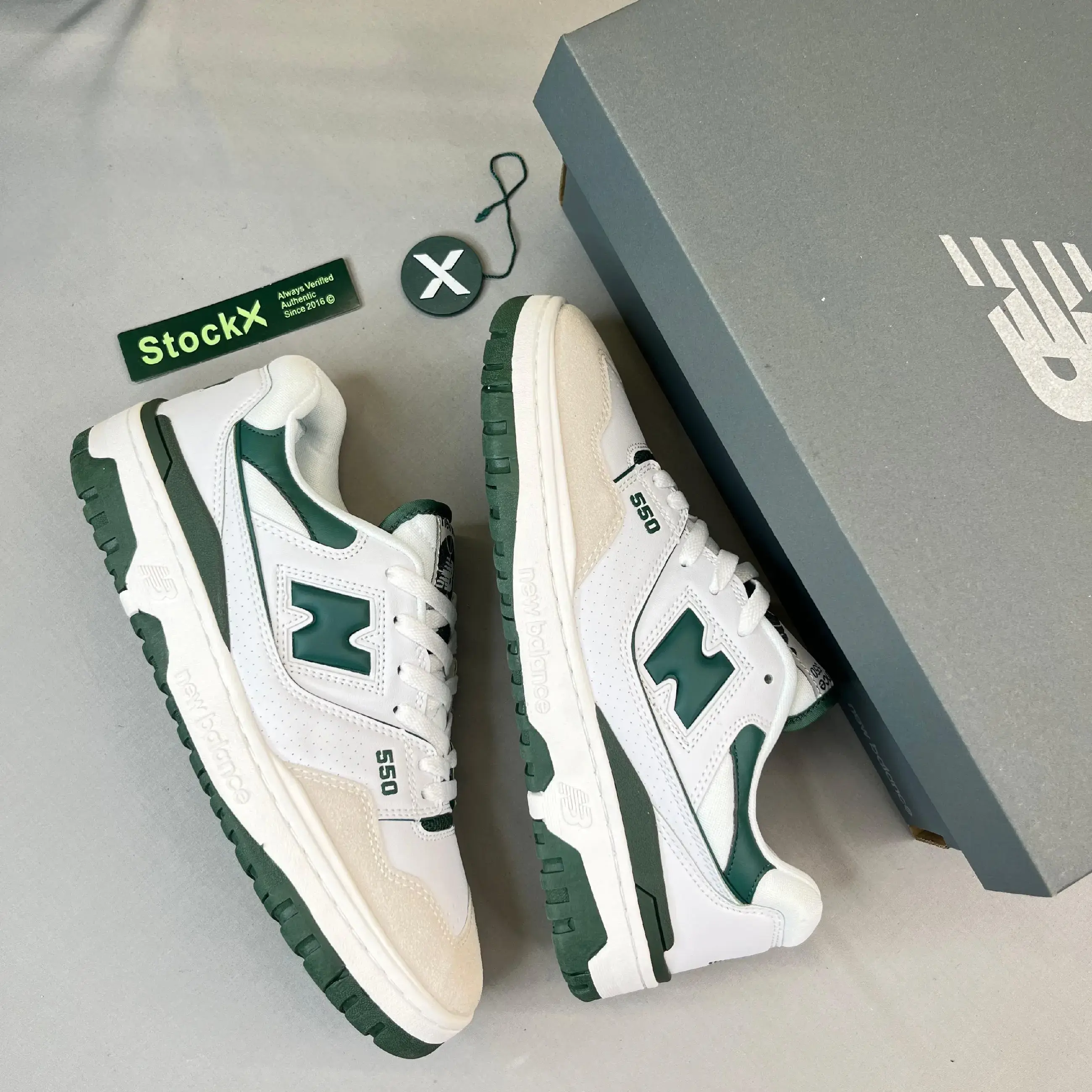 Buy New Balance 550 Green White (Master Quality) online at best price ...