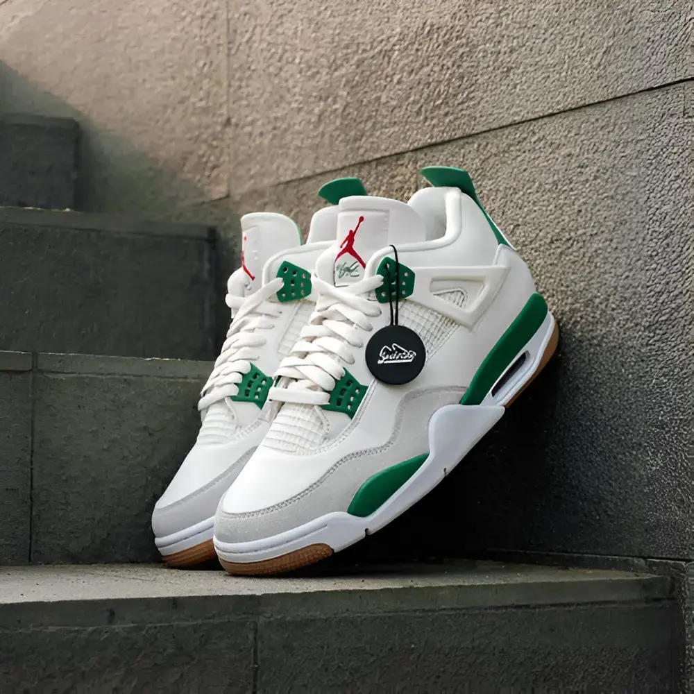 Buy Nike Air Jordan Retro 4 Pine Green (First Copy) online at best ...