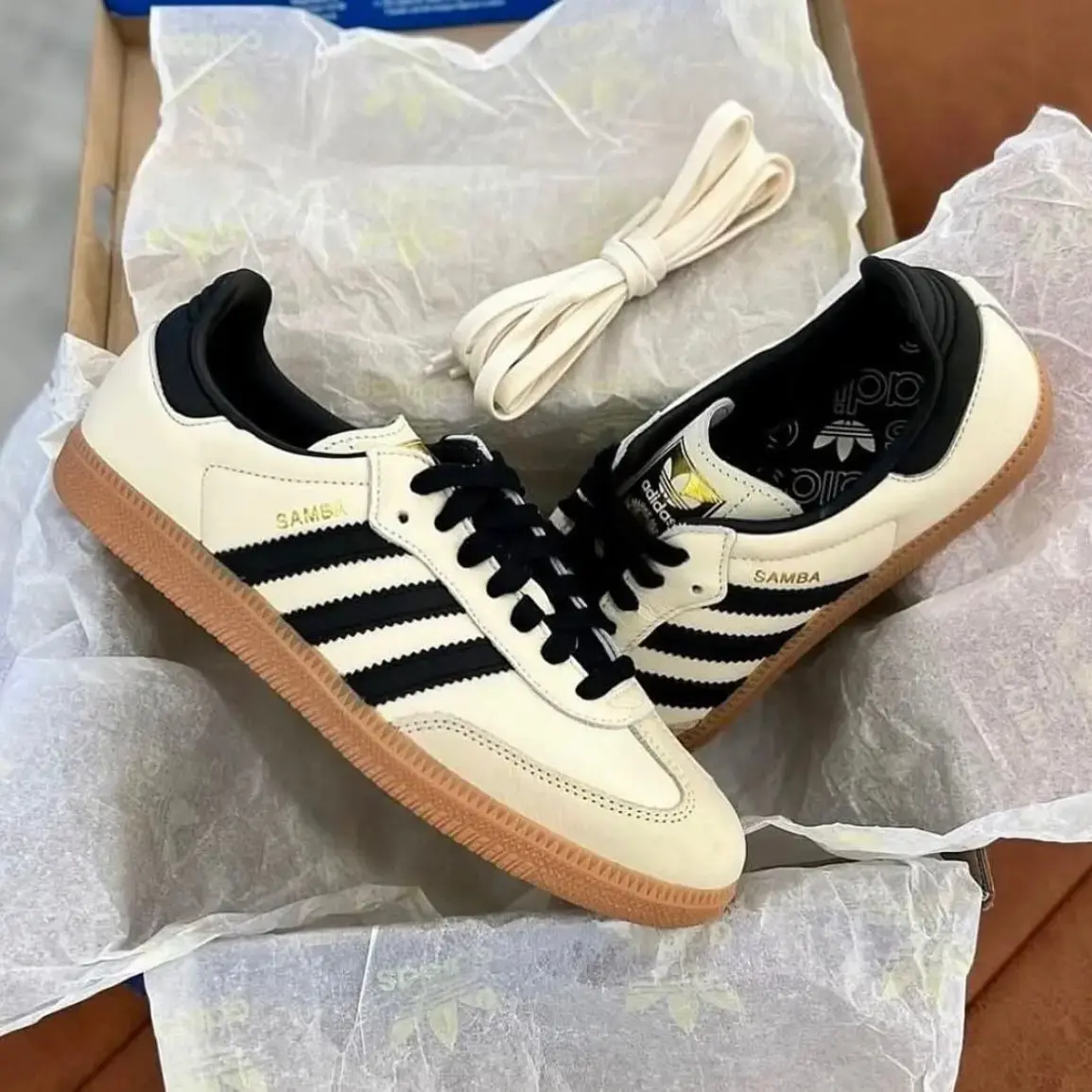 Buy Adidas Samba Strata Beige (Master Quality) online at best price ...