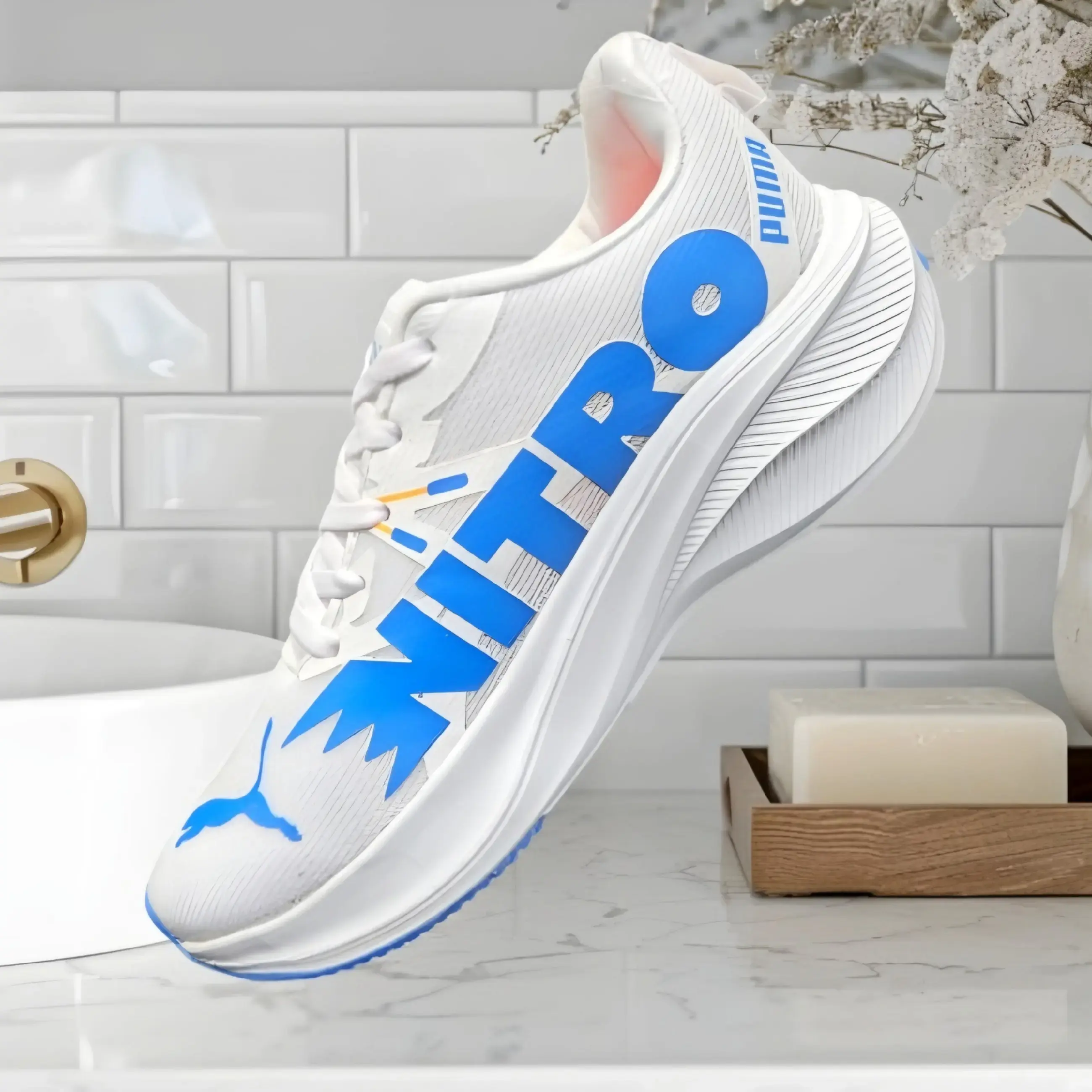 Buy Puma Nitro blue Sports(First Copy) online at best price | Foothunk