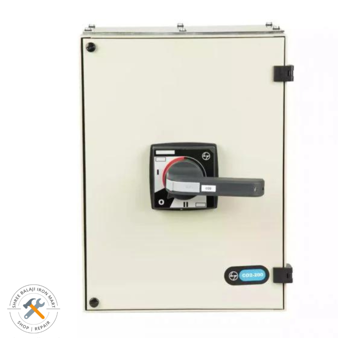 L&T C-Line Manual Changeover Switch 125A 4 Pole SS Enclosure Extended ...