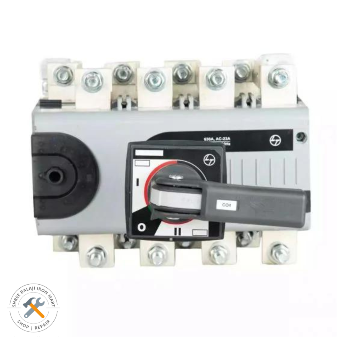 L&T C-Line Manual Changeover Switch 400A 4 Pole Open Execution Extended Handle - CO44000OOOO
