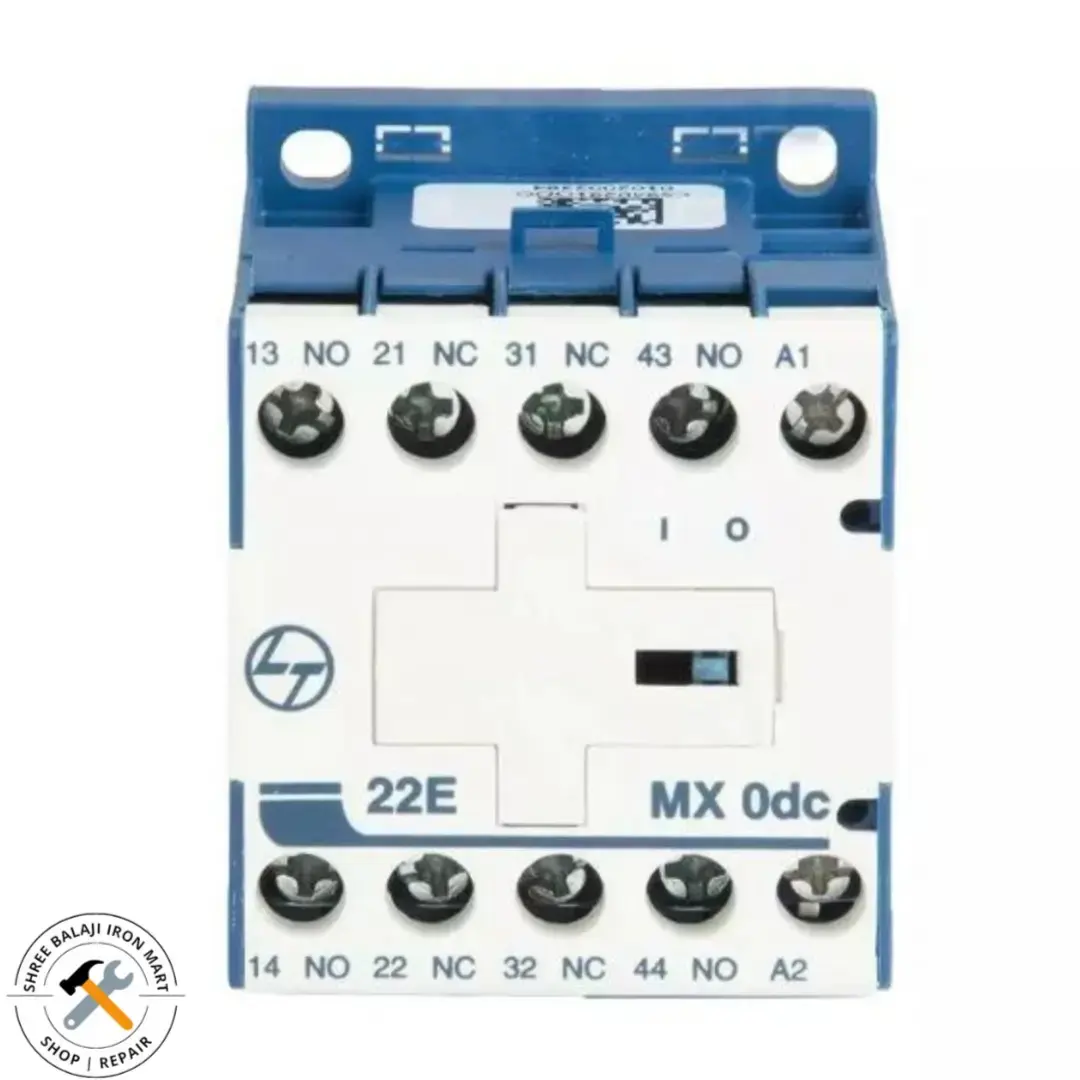 L&T MX0 22E (2 NO + 2 NC) Auxiliary Contactor 4A 4Pole DC Coil - CS94029