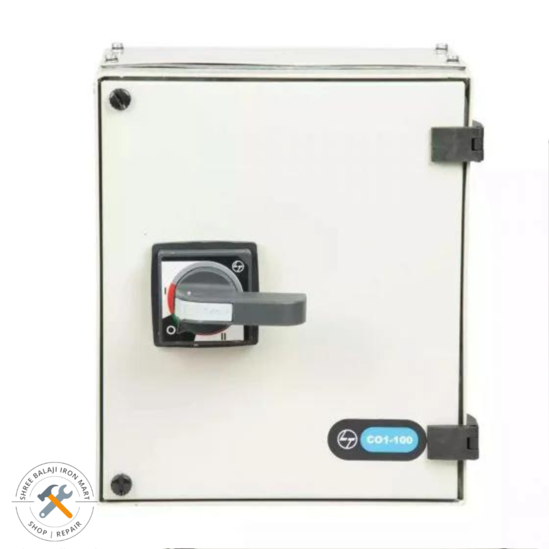 L&T C-Line Manual Changeover Switch 100A 4 Pole SS Enclosure Extended ...