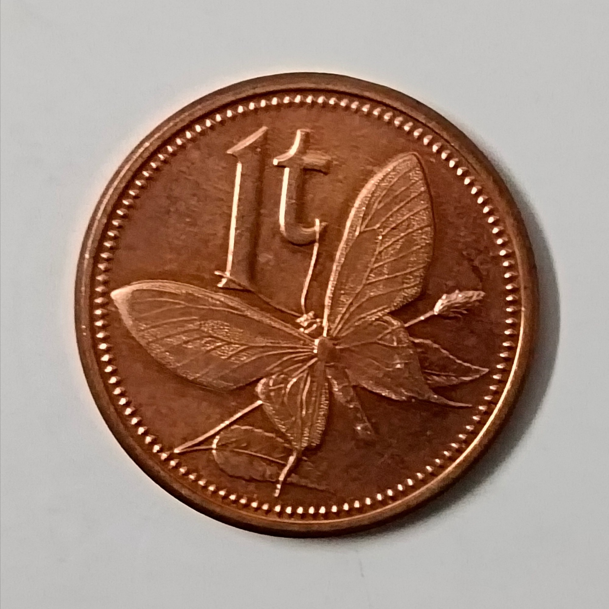 Order Papua New Guinea 1 Toea 2004 Gem Unc Last issue world coins ...