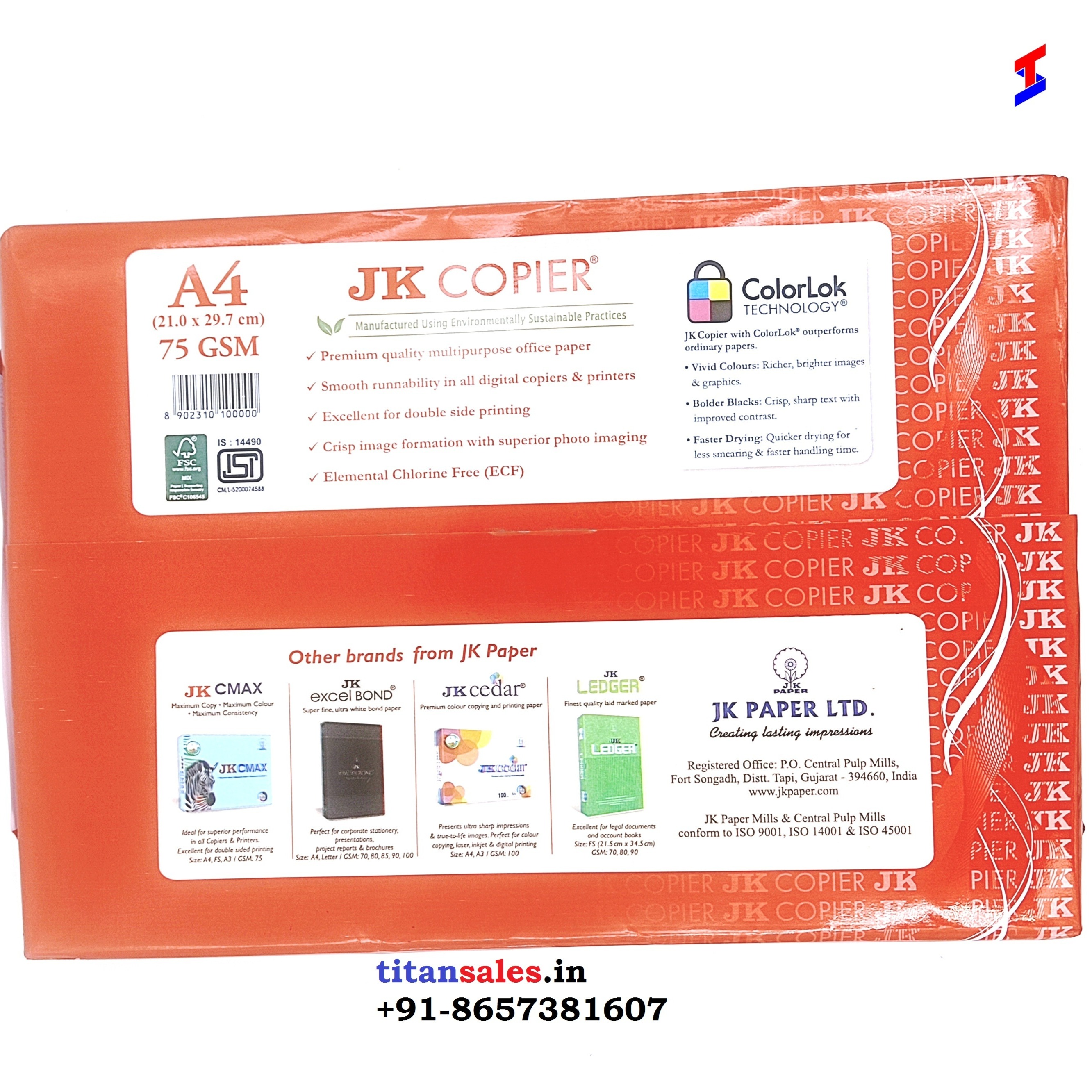 JK Copier 75 GSM A4 Paper Rim (500 Pgs) JioMart | atelier-yuwa.ciao.jp