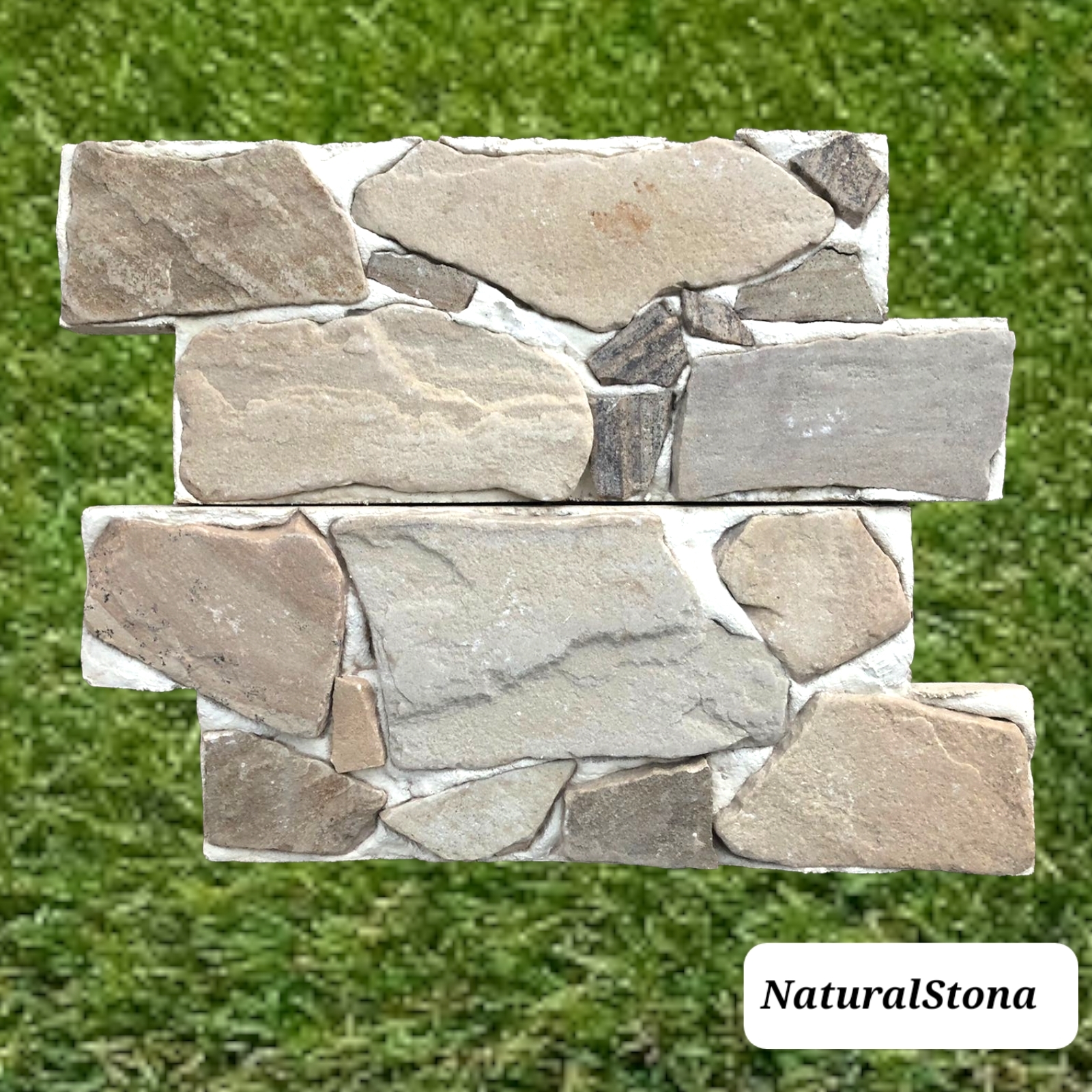 Natural Stone Wall Cladding-Mint Natural Crazy Panel