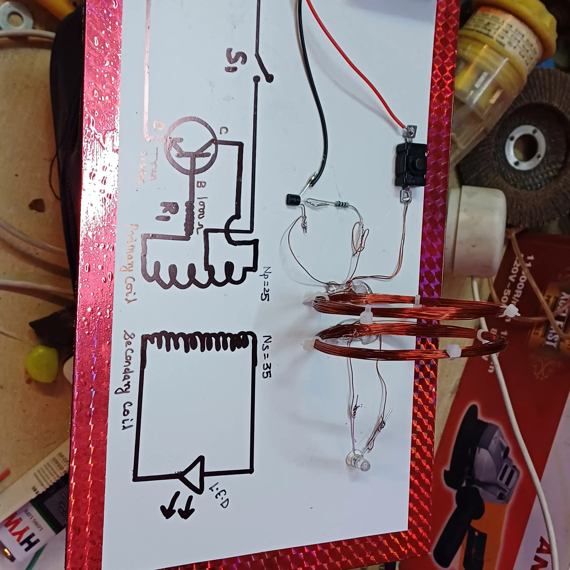 Buy Wireless Power Transmission Working Model online at best price | A ...