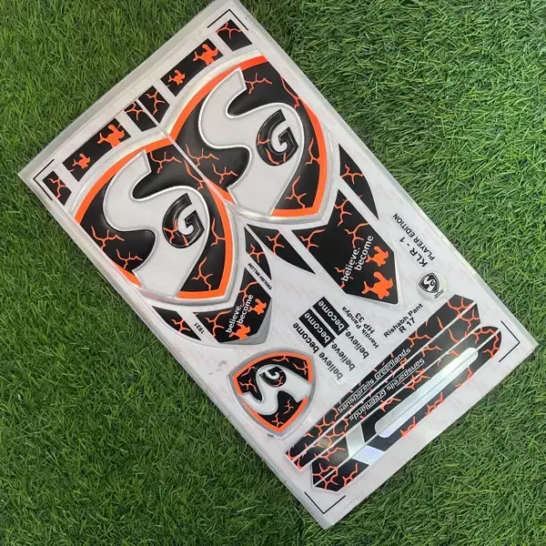 Buy SG Embossed Bat Sticker online at best price