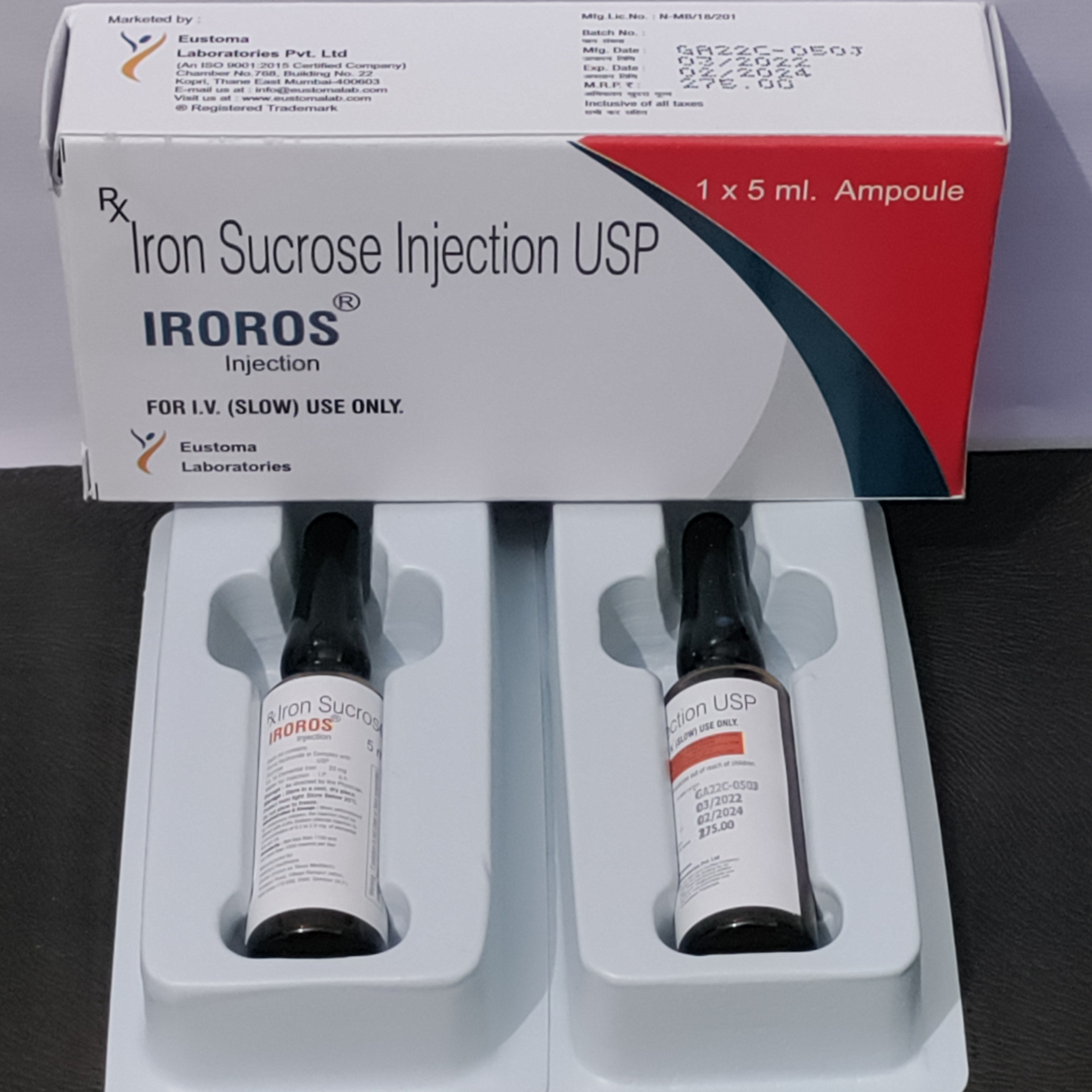 Iron Sucrose Injection 5ml