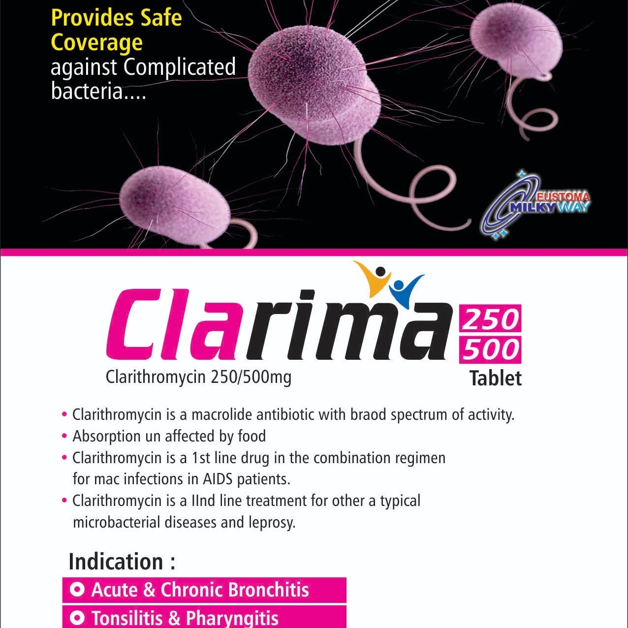 Clarithromycin 500mg Tablet