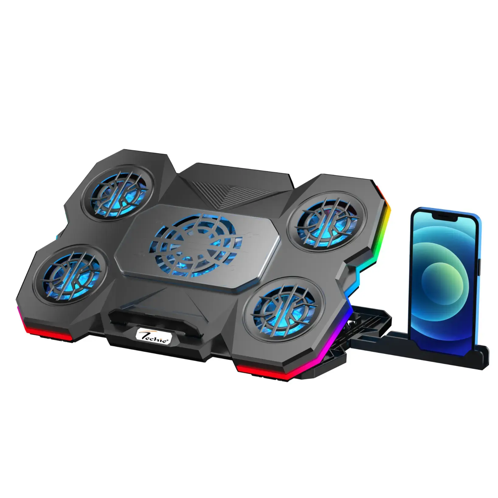 Buy Laptop Cooling Pad With Chill Pad Arctic Flow Touch Control 5 RGB ...