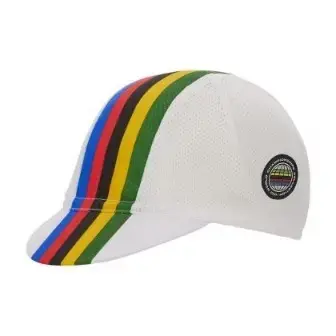 Buy Santini UCI World Champion Cycling Cap White