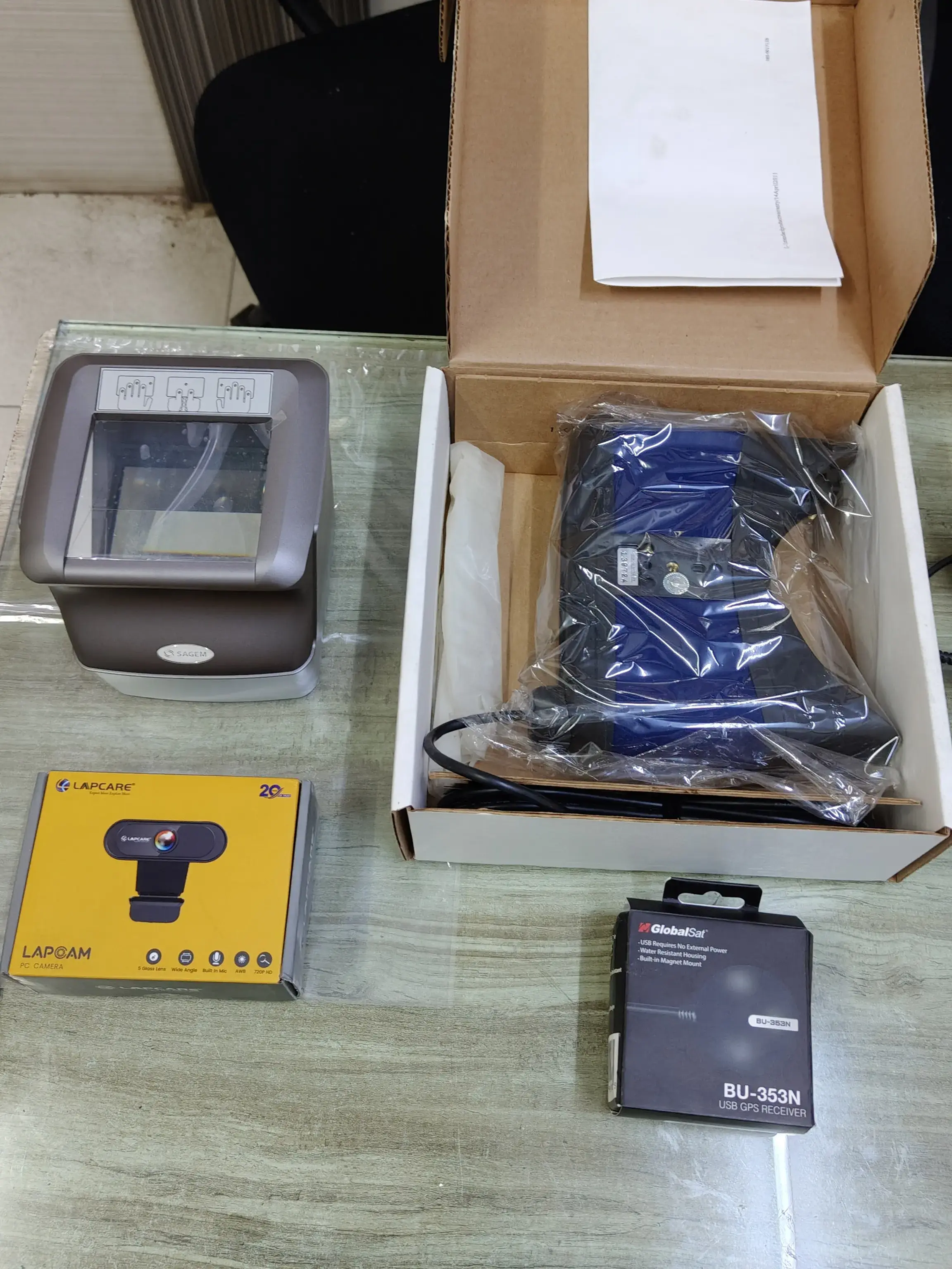 Aadhar new kit full set with camera and gps