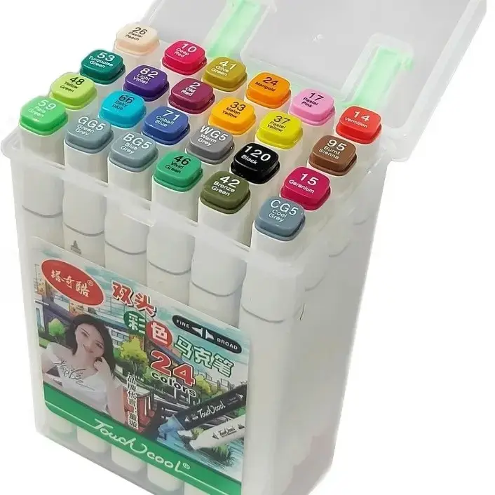 Buy Dual Tip Colour Set Of 24 online at best price | Romi Enterprises