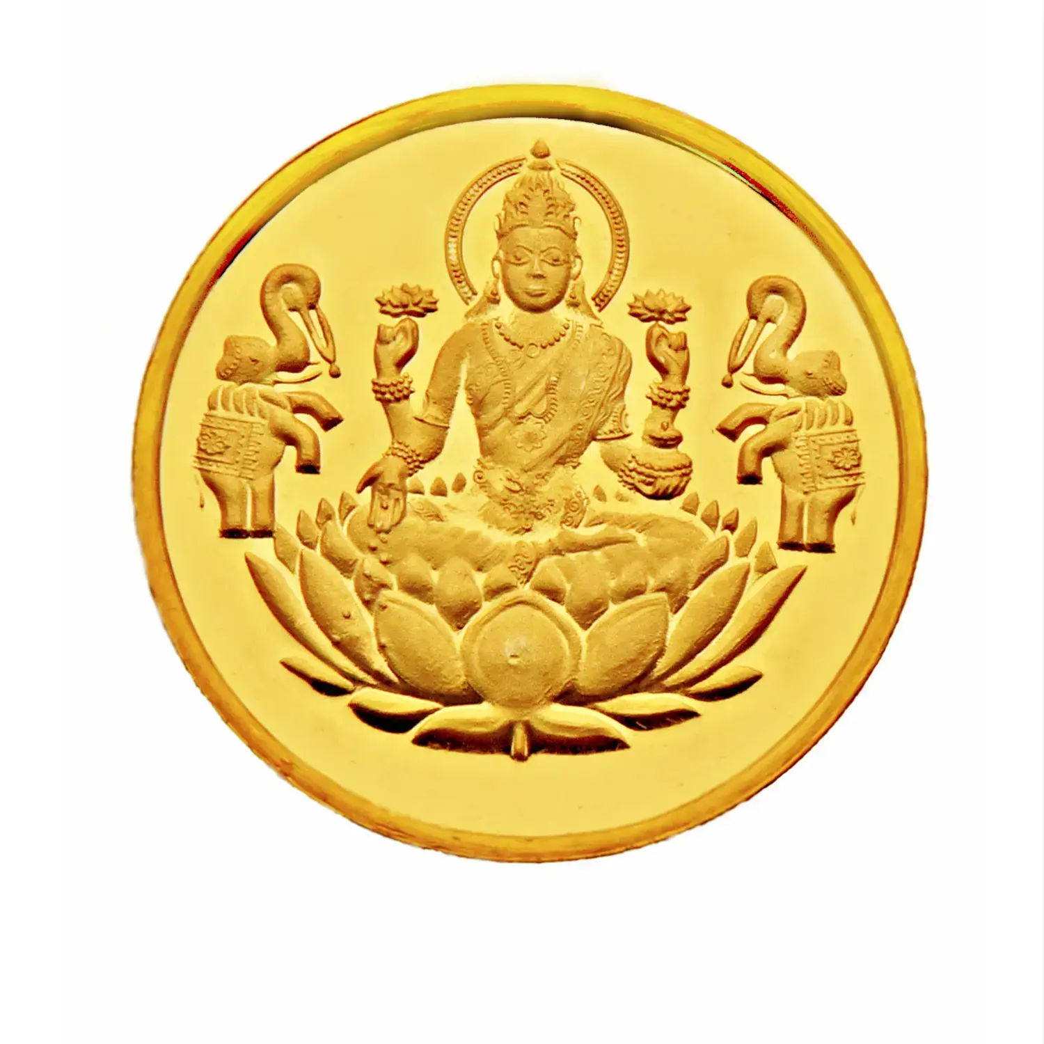 Buy 1 gram 22 crt gold coin 916 laxmi online at best price | Siddhi ...