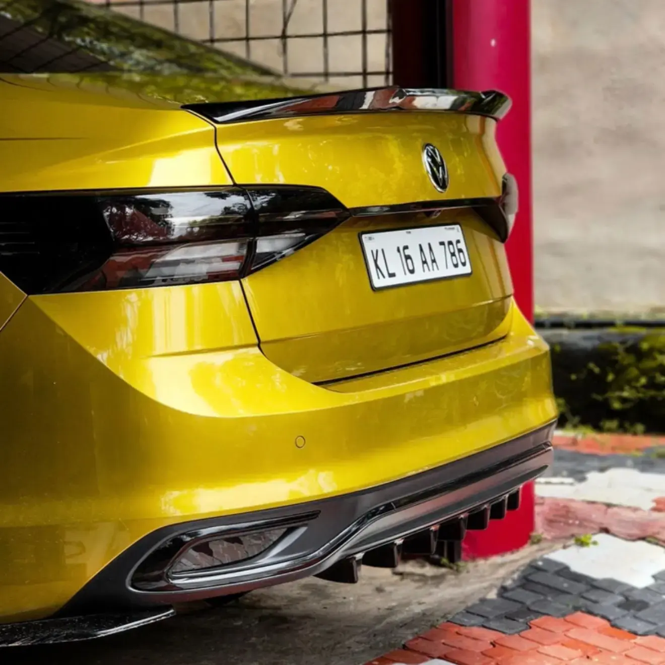 Virtus/slavia spoiler/diffuser at best price | Svcarcustomsi