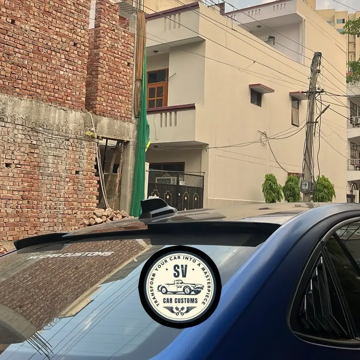 Virtus / slavia roof spoiler at best price | Svcarcustoms