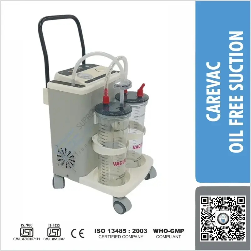 Buy CAREVAC Oil Free Suction Machine online at best price | Supreme ...