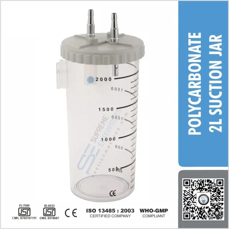 Buy Polycarbonate Suction Jar 2000ml online at best price | Supreme ...