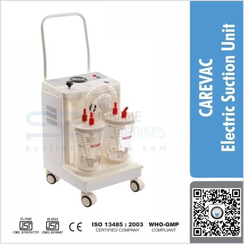 Buy CAREVAC Oil Free Suction Machine online at best price | Supreme ...