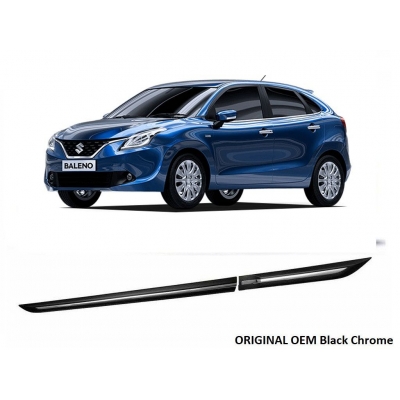 Buy Maruti Suzuki New Baleno Door Side Beading Black Chrome online at best price Automatter car care