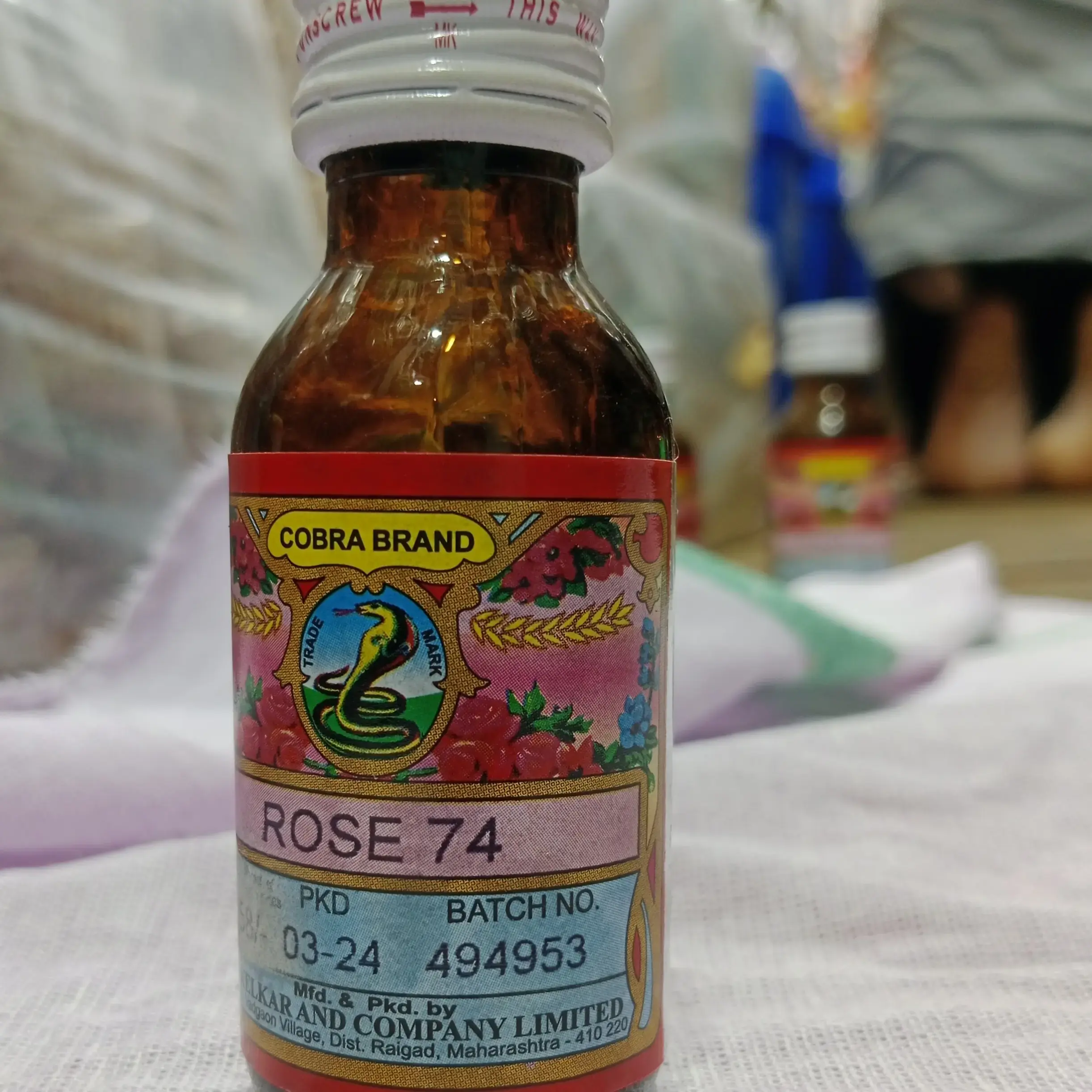 Buy Cobra Attar Rose 74 online at best price | Ravi kumkum stores