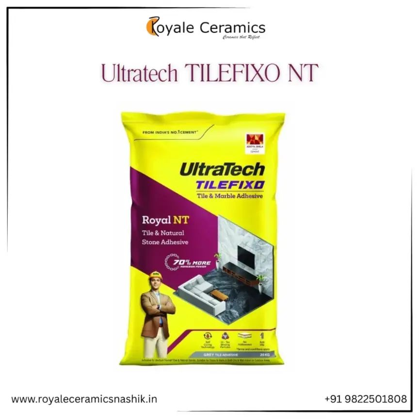 UltraTech Tilefixo Royal NT 20kg Adhesive | Royale Ceramics